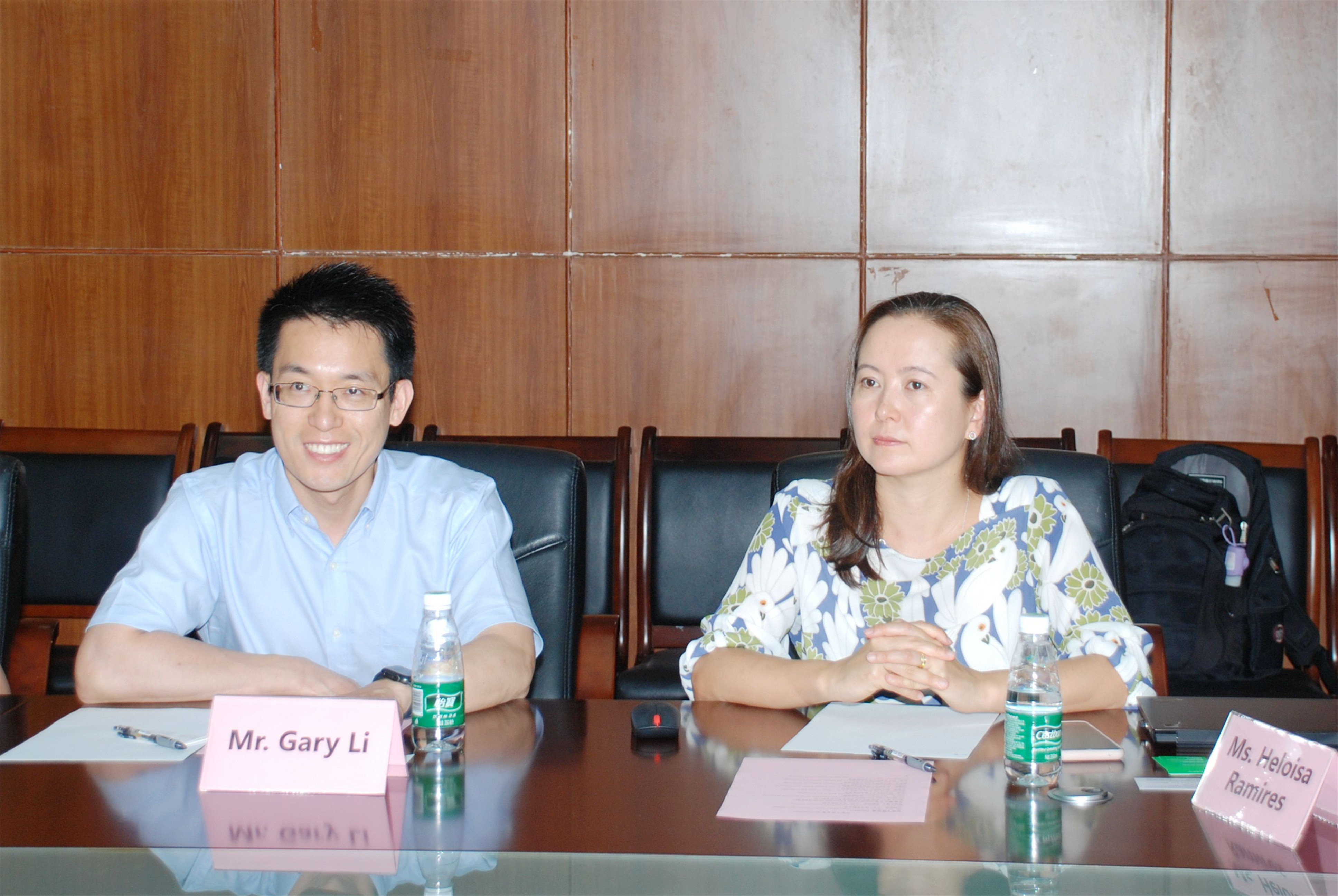 巴西书赞桉诺浆纸集团来访我室